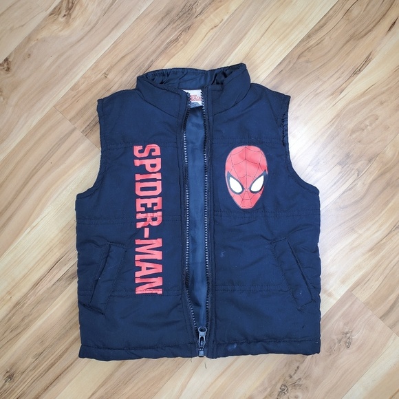 Marvel | Jackets & Coats | Spiderman Puffer Vest | Poshmark